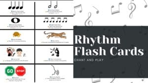 Rhythm Flash Cards - Chant And Play